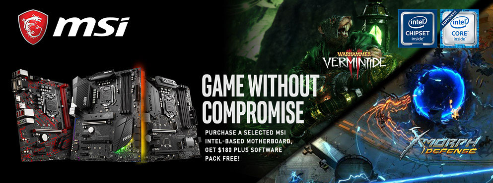 MSI B360/H370 Motherboard Game Bundle - Wootware